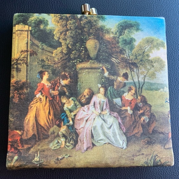 Bags | Euc Vintage Victorian Bifold Wallet | Poshmark